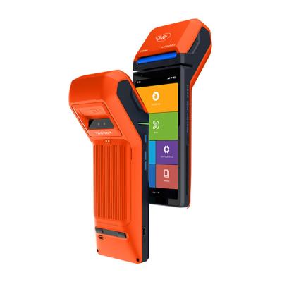 China 3.7V Wireless POS Terminal Smart Bluetooth POS Machine With Quad-Core Visa Card for sale