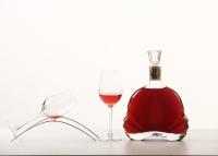China Free sample Tall and Thin Cork Top 375ml 500ml 750ml Clear Gin Vodka Ice Wine Glass Bottle for sale