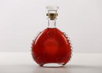 China Free sample Tall and Thin Cork Top 375ml 500ml 750ml Clear Gin Vodka Ice Wine Glass Bottle for sale