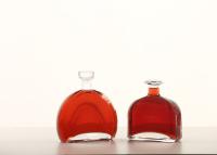 China Custom 200Ml 375Ml 500Ml 750Ml 1000Ml Transparent Round Empty Flint Glass Liquor Wine Whisky Vodka Tequila Bottle With C for sale