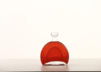 China Custom 200Ml 375Ml 500Ml 750Ml 1000Ml Transparent Round Empty Flint Glass Liquor Wine Whisky Vodka Tequila Bottle With C for sale