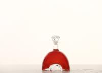 China Custom 200Ml 375Ml 500Ml 750Ml 1000Ml Transparent Round Empty Flint Glass Liquor Wine Whisky Vodka Tequila Bottle With C for sale