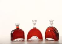 China Custom 200Ml 375Ml 500Ml 750Ml 1000Ml Transparent Round Empty Flint Glass Liquor Wine Whisky Vodka Tequila Bottle With C for sale