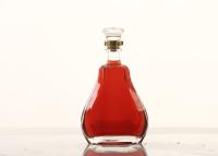 China Custom 200Ml 375Ml 500Ml 750Ml 1000Ml Transparent Round Empty Flint Glass Liquor Wine Whisky Vodka Tequila Bottle With C for sale