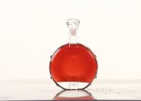 China Custom 200Ml 375Ml 500Ml 750Ml 1000Ml Transparent Round Empty Flint Glass Liquor Wine Whisky Vodka Tequila Bottle With C for sale