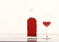 China Custom 200Ml 375Ml 500Ml 750Ml 1000Ml Transparent Round Empty Flint Glass Liquor Wine Whisky Vodka Tequila Bottle With C for sale