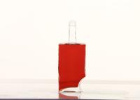 China Custom 200Ml 375Ml 500Ml 750Ml 1000Ml Transparent Round Empty Flint Glass Liquor Wine Whisky Vodka Tequila Bottle With C for sale