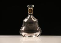 China wholesale 500ml 750ml empty Bordeaux shape glass wine bottle customized Clear Empty Liquor Wine Glass Bottles for sale