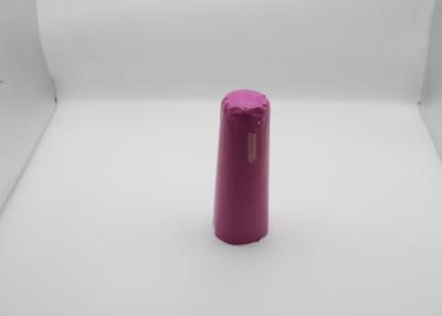 China Customize PVC Heat Shrink Caps Seal For Champagne Wine Liquor Bottle Cap Shrink Wrap With Tear stripe for sale