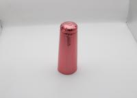 China Customize PVC Heat Shrink Caps Seal For Champagne Wine Liquor Bottle Cap Shrink Wrap With Tear stripe for sale