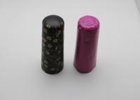 China Embossed aluminum foil cap for champagne bottle customized color aluminum foil wine capsule champagne foil capsul for sale