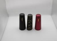China Embossed aluminum foil cap for champagne bottle customized color aluminum foil wine capsule champagne foil capsul for sale