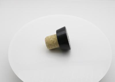 China Customized luxury wooden bottle stopper T shape gin whiskey spirits whisky bottle synthetic cork stopper wooden vodka ca for sale