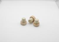 China Customized luxury wooden bottle stopper T shape gin whiskey spirits whisky bottle synthetic cork stopper wooden vodka ca for sale