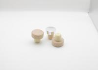 China Custom Wood Glass Metal Aluminum Cap Cork Spirit Liquor Vodka Brandy Wine Bottle Cap Cork Round Square Glass Bottle for sale