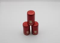 China 25*43mm 30*60mm Whisky Wine Bottle Tamper Proof Aluminium Closures Caps for sale