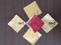 China Water Resistant Aluminum Foil Labels Offset Printing 0.02μ - 0.03μ Thickness for sale
