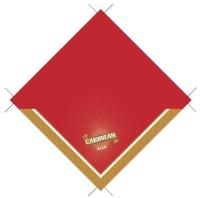 China Non Toxic Aluminium Printable Foil Labels Self Adhesive Food Grade Golden Red for sale