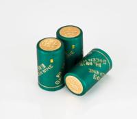 China Professional PVC Wine Bottle Shrink Caps With Tear Strip Environment Protection for sale