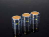 China Non Toxic Transparent Wine Bottle Shrink Caps Anti Ultraviolet Matte Lamination for sale