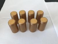 China Tin Wine Capsules PVC Capsule Heat Shrinker Anti ultraviolet 30mm x 65mm for sale