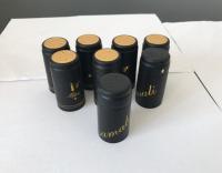 China Lightweight Clear Plastic Heat Shrink Wine Bottle Seals Hot Stamping Embossing for sale