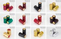 China Heat Resistant PVC Wine Bottle Shrink Capsules UV Coating Silk Screen Printing for sale