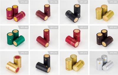 China Heat Resistant PVC Wine Bottle Shrink Capsules UV Coating Silk Screen Printing for sale