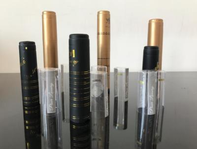 China Oil Proof Heat Shrinkable Film Wine Bottle Capsules For Olive Oil Bottle Cap for sale