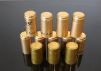 China Anti UV Red PVC Shrink Capsules Wine Shrink Caps Waterproof Gravure Printing for sale