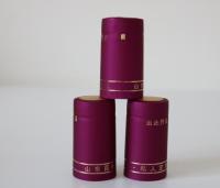China Olive Oil Glass Heat Shrink Bottle Caps Gold Plating With Shrink Sleeve for sale