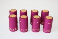 China Vodka Wine Heat Shrink Capsules Tin Wine Capsules Custom Design Black Golden for sale