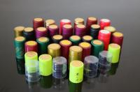 China Matte Burgundy Personal Heat Shrink Capsules Non Toxic 60mic - 80mic Tickness for sale