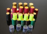 China 30 Black Wine Bottle Shrink Capsules Metallic Ruby Red PVC Shrink Capsules for sale
