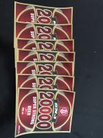 China Wet Strength Paper Beer Neck Label Food Grade Non Toxic CMYK / Pantone Color for sale