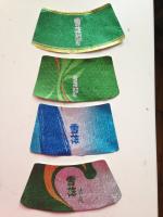 China Water Proof Full Color Metal Foil Labels Lightweight For Cosmetic , Food for sale