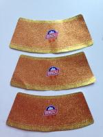 China UV Resistant Custom Beer Label Maker Hot Gold / Silver Stamping Gloss Laminating for sale