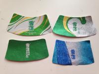 China Self Adhesive Printed Foil Labels Waterproof Anti UV Food Grade Logo Printing for sale