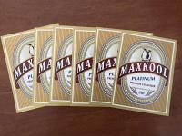 China ECO Friendly Muticolor Beer Bottle Neck Label Glossy Matte Laminate 0.01mm 0.0105mm for sale