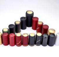 China Custom Printed Design Custom Size Pvc Wine Capsule For Glass Bottle Shrink Capsules for sale
