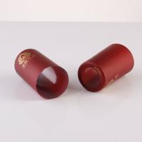 China custom logo Champagne PVC shrink capsule embossed wine bottle shrink capsule cap sleeve for sale