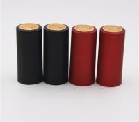 China heat shrink capsule sealing bath shower cap red pvc heat shrink cap for wine bottle for sale