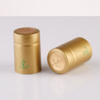 China Wholesale tear off wine bottle shrink wrap cap seal pvc bottles wine heat shrink capsules for sale