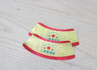 China Professional Beer Neck Aluminum Foil Labels Water Proof Self Adhesive for sale