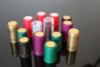 China Tin Wine Capsules PVC Capsule Heat Shrinker Anti ultraviolet 30mm x 65mm for sale