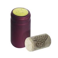 China Vodka Wine Heat Shrink Capsules Tin Wine Capsules Custom Design Black Golden for sale