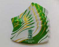 China Printed aluminium foil beer neck label/Aluminum Neck Label Foil For Beer bottle for sale