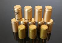 China Customize PVC Heat Shrink Caps Seal For Wine Liquor Bottle Cap Shrink Wrap With Tear stripe for sale