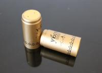 China Customize PVC Heat Shrink Caps Seal For Wine Liquor Bottle Cap Shrink Wrap With Tear stripe for sale