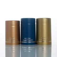 China Custom printing logo Heat Shrink Polylaminate PVC Capsule with Tear tab for sale
